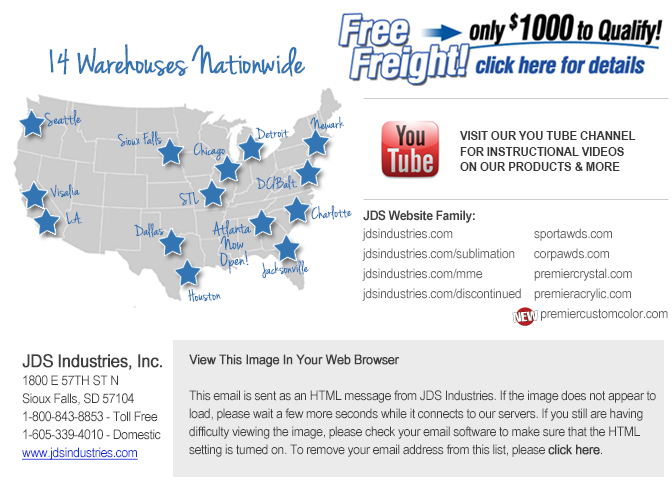 JDS Industries, Inc. JDS NOW CARRIES CERMARK AND THERMARK